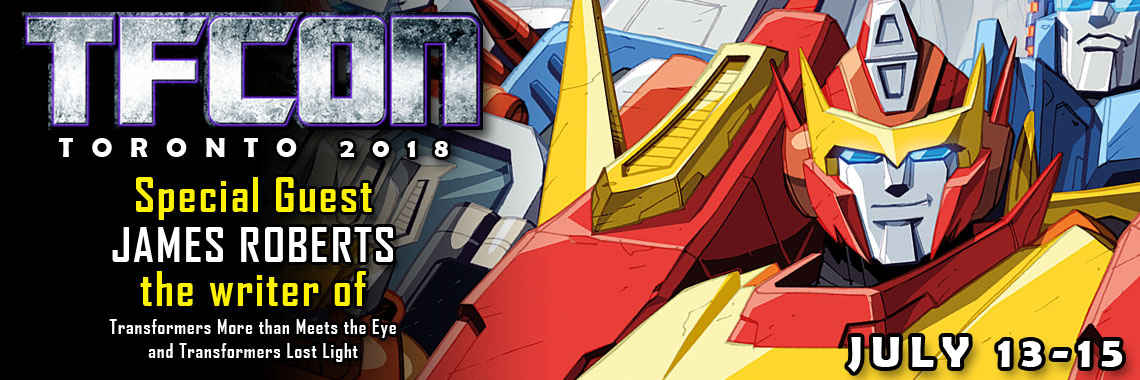 Transformers Writer James Roberts to attend TFcon Toronto 2018