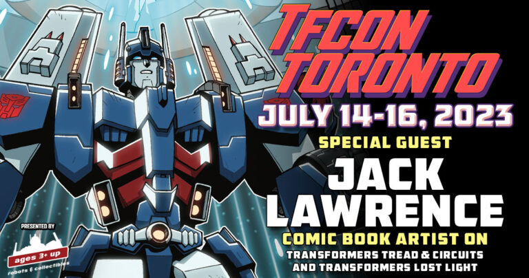Transformers artist Jack Lawrence to attend TFcon Toronto 2023