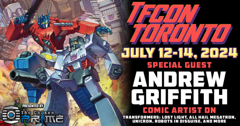 Transformers artist Andrew Griffith to attend TFcon Toronto 2024