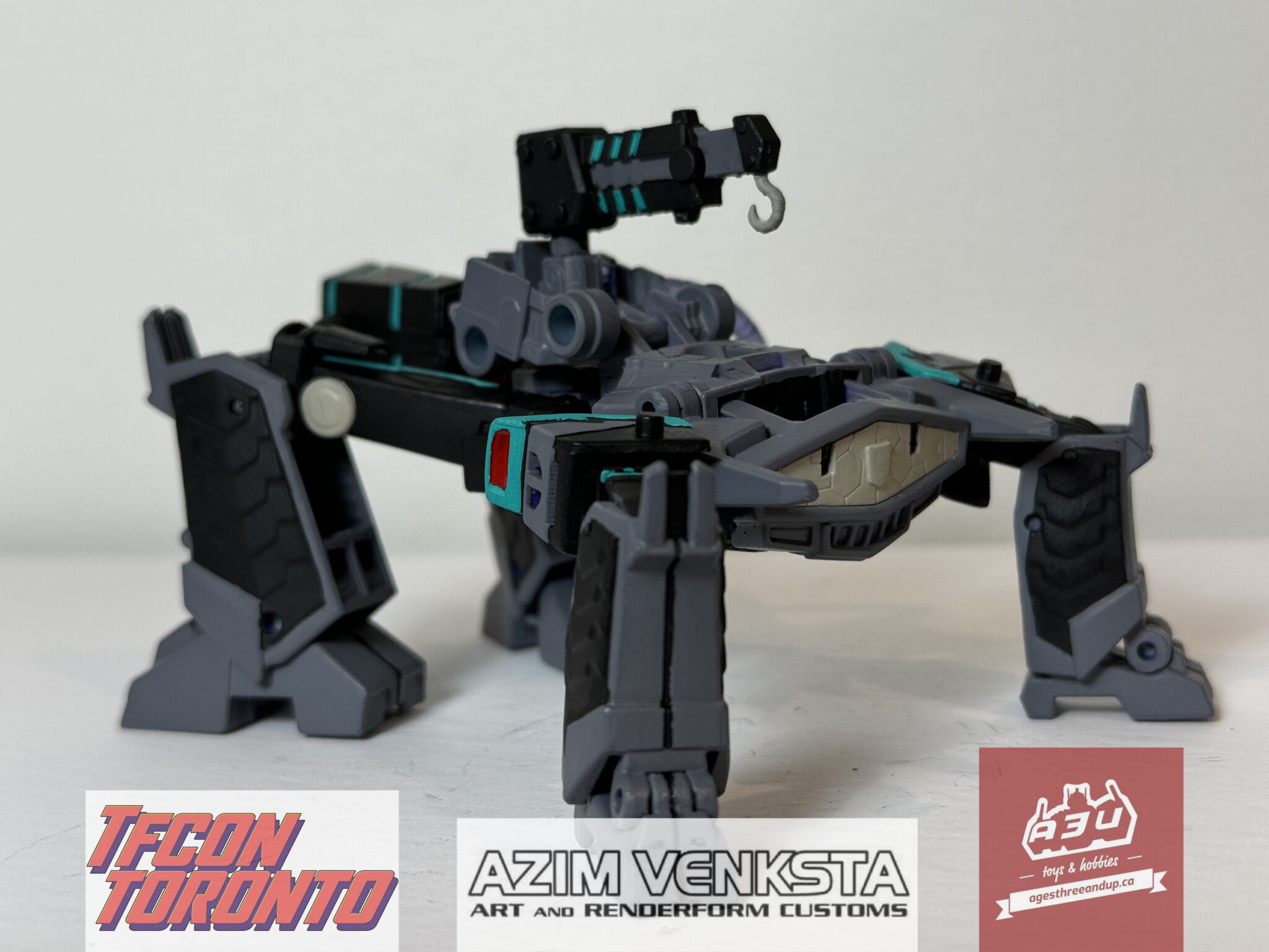 TFcon Toronto 2024 custom class figure Animated Shackwave