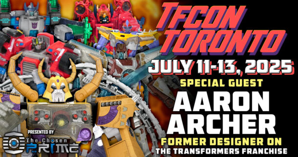 Transformers designer Aaron Archer to attend TFcon Toronto 2025