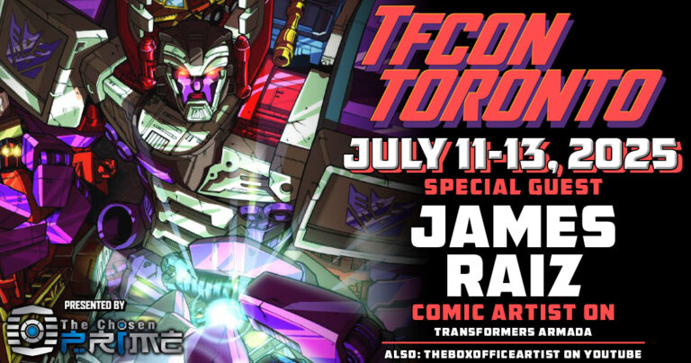 Transformers artist James Raiz to attend TFcon Toronto 2025