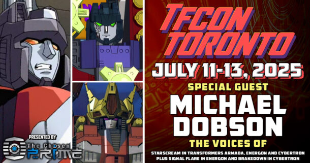 Transformers voice actor Michael Dobson to attend TFcon Toronto 2025